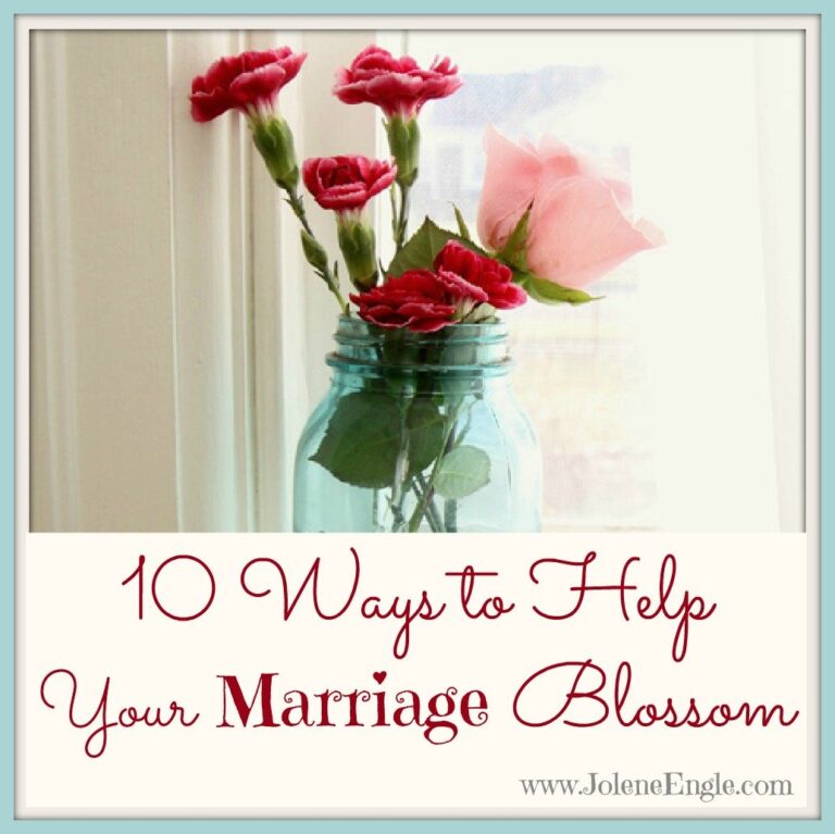 10 Ways To Help Your Marriage Blossom